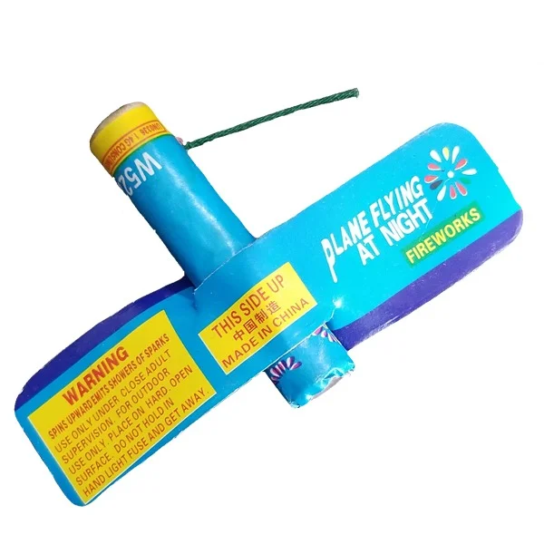 Plane Flying At Night - American Fireworks